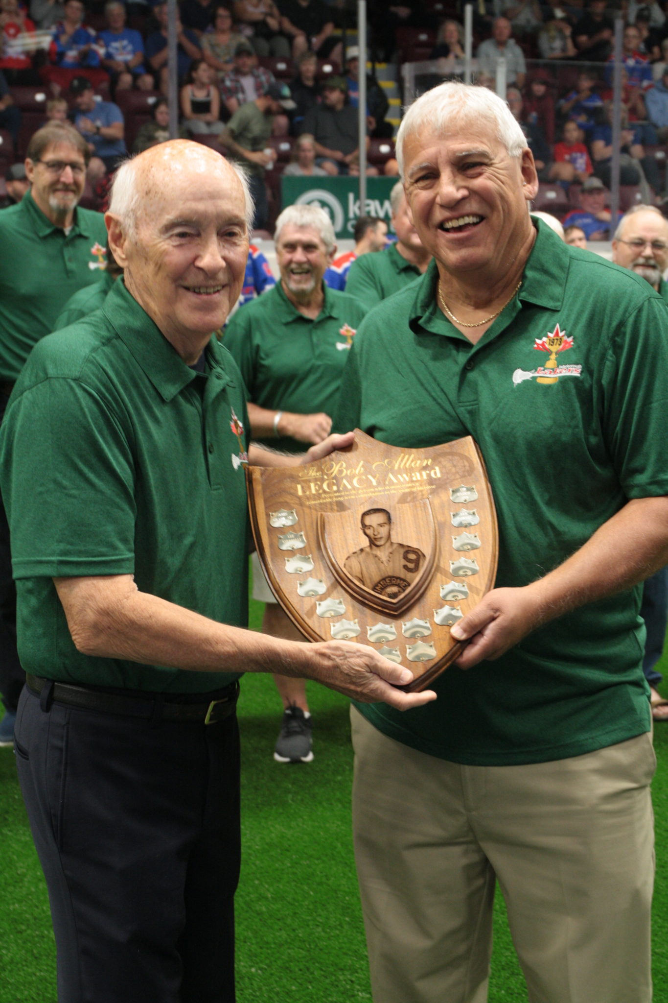 Len Powers receives the "Bobby Allan Legacy Award" for his lifetime ...